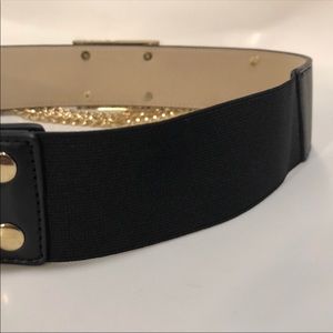 bebe | Accessories | Bebe Lion Medallion Stretch Belt | Poshmark